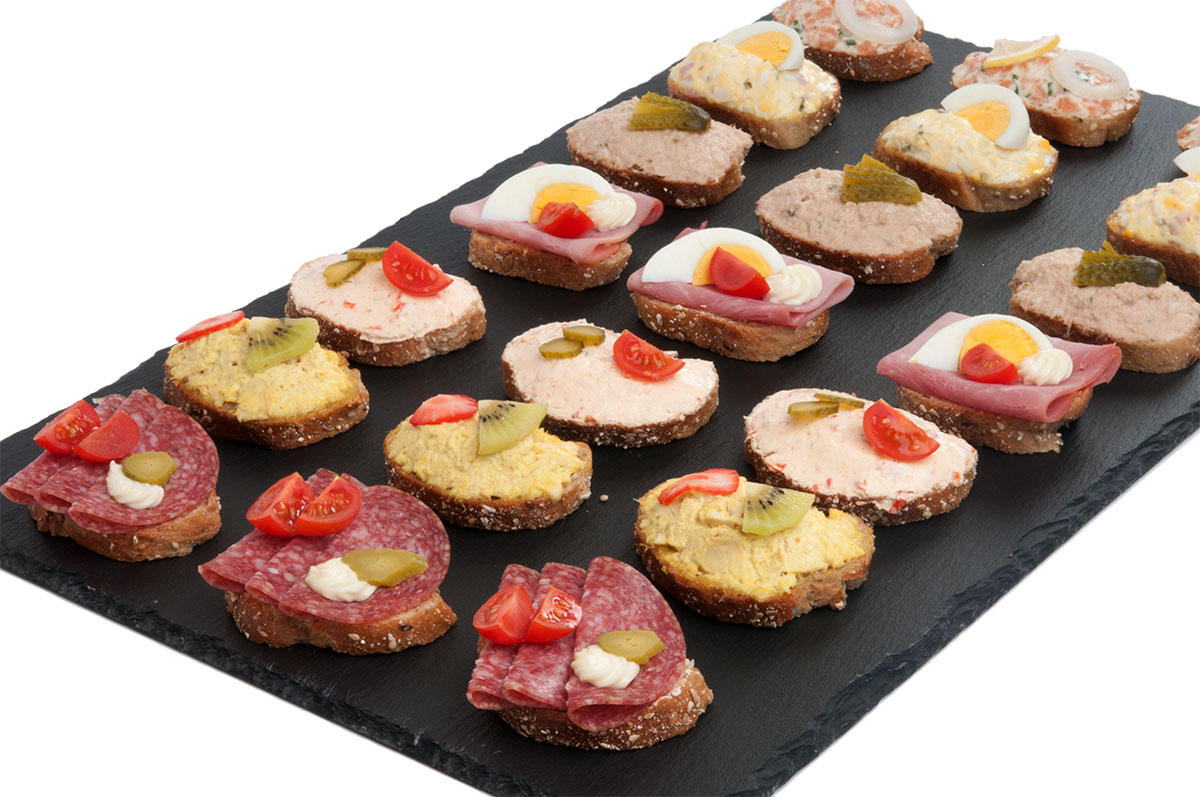 Apéro Grotzä-Brot Bruschetta Gehacktes Ei - Apéro Grotzä-Brot ...